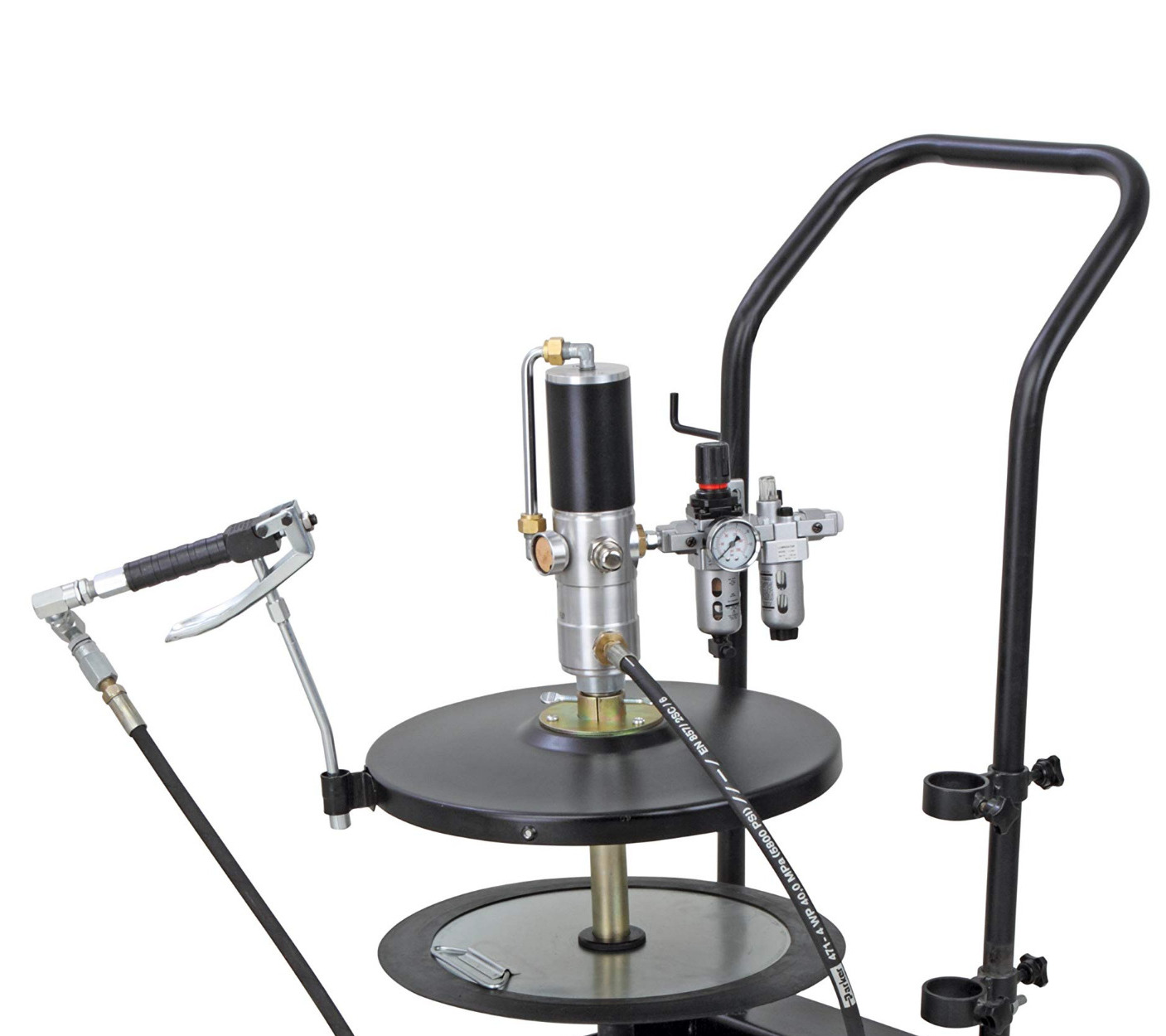 Equipos de engrase neumaticos con carro. Equipo neumático de engrase ...