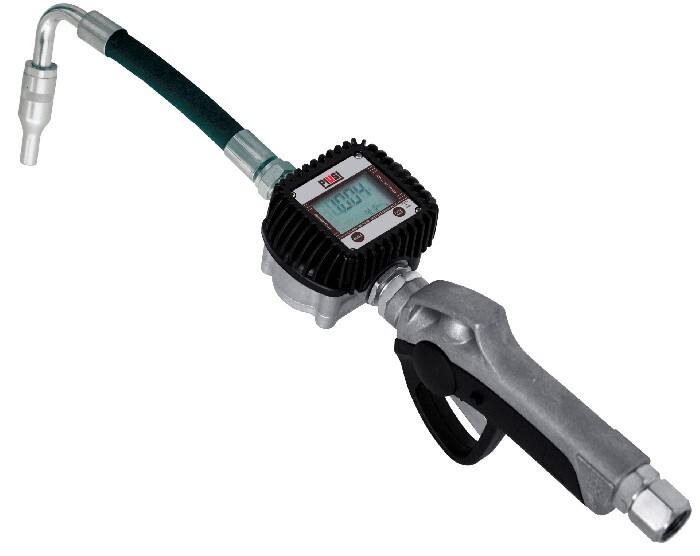 Pistolas de aceite con contador de litros. Pistolas con cuentalitros para aceite. Pistolas de ...