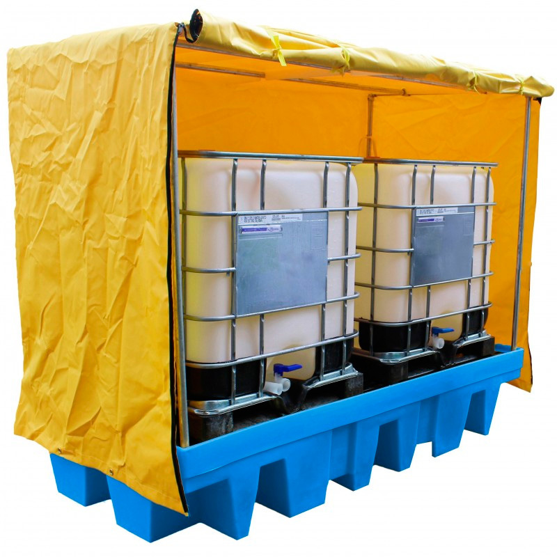 Cubetos para contencion de residuos de polietileno. Cubas antiderrame ...