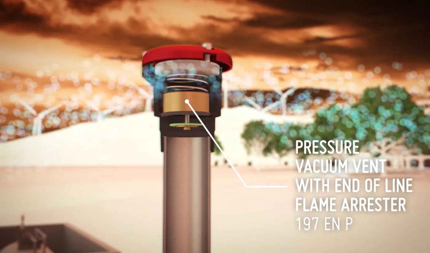 Valvula presion vacio apagallamas estaciones de servicio. Valvulas ...